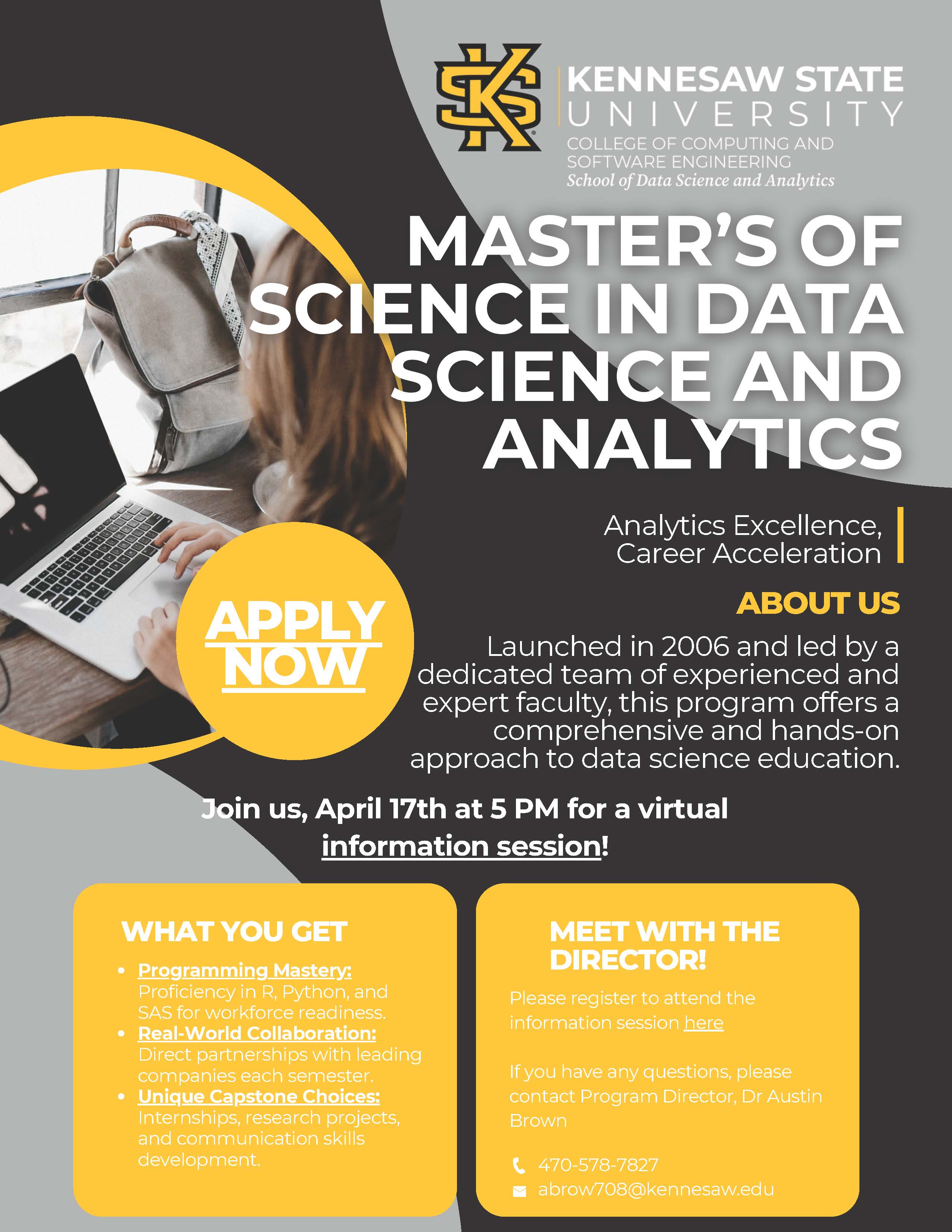 Data Science and Analytics - College of Computing and Software Engineering